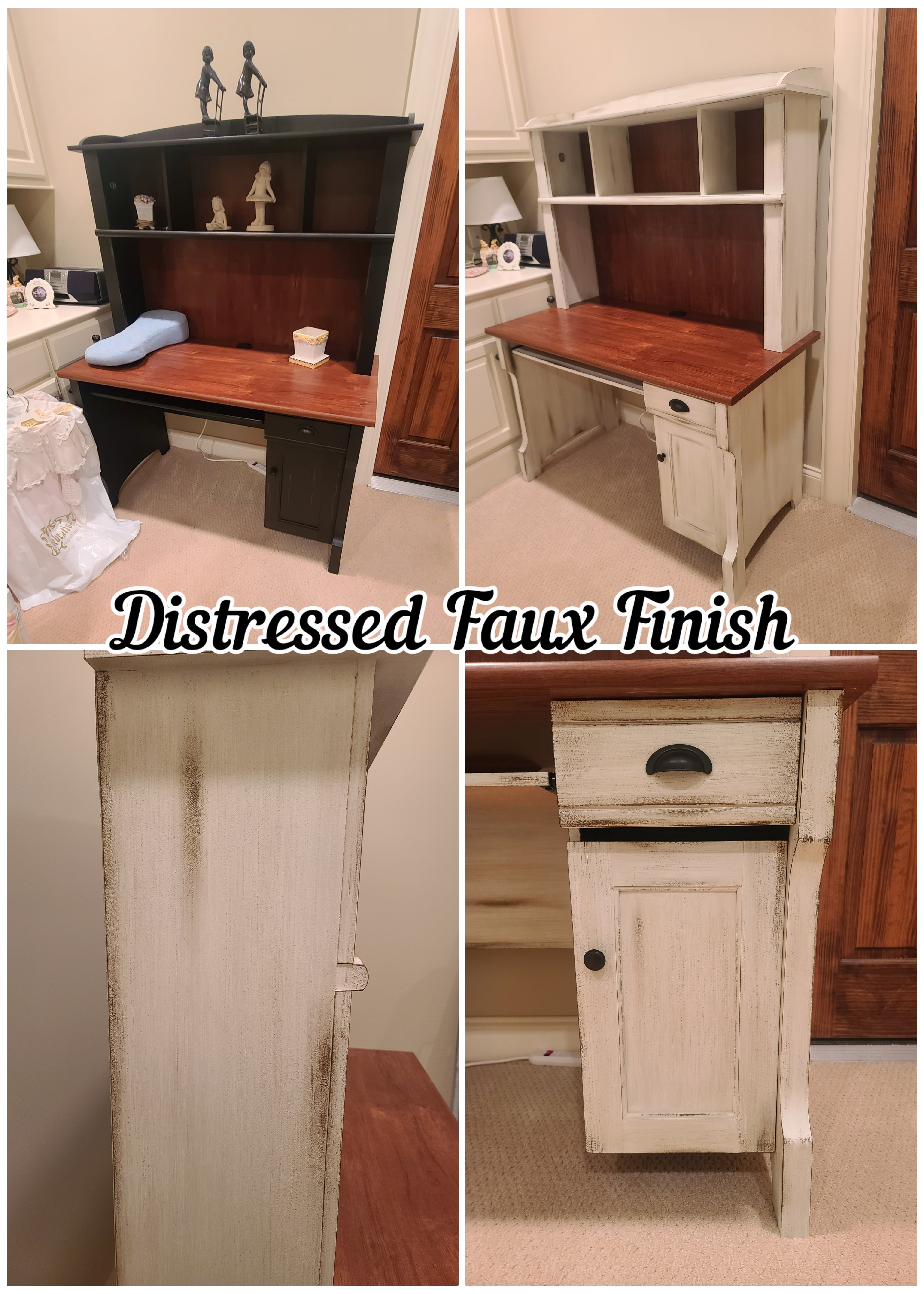 Distressed Faux Finish! – Kristin's Custom Creation